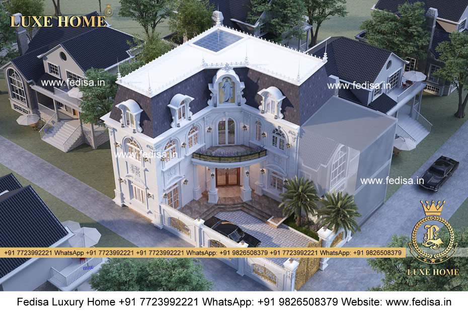 Home Front Wall Boundary Design Luxury Modern Villas 1592 Sq Ft House ...