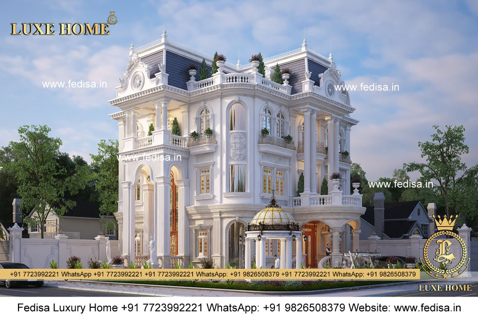 House Design Colour Luxury Modern Villas Grey Green Exterior Paint ...