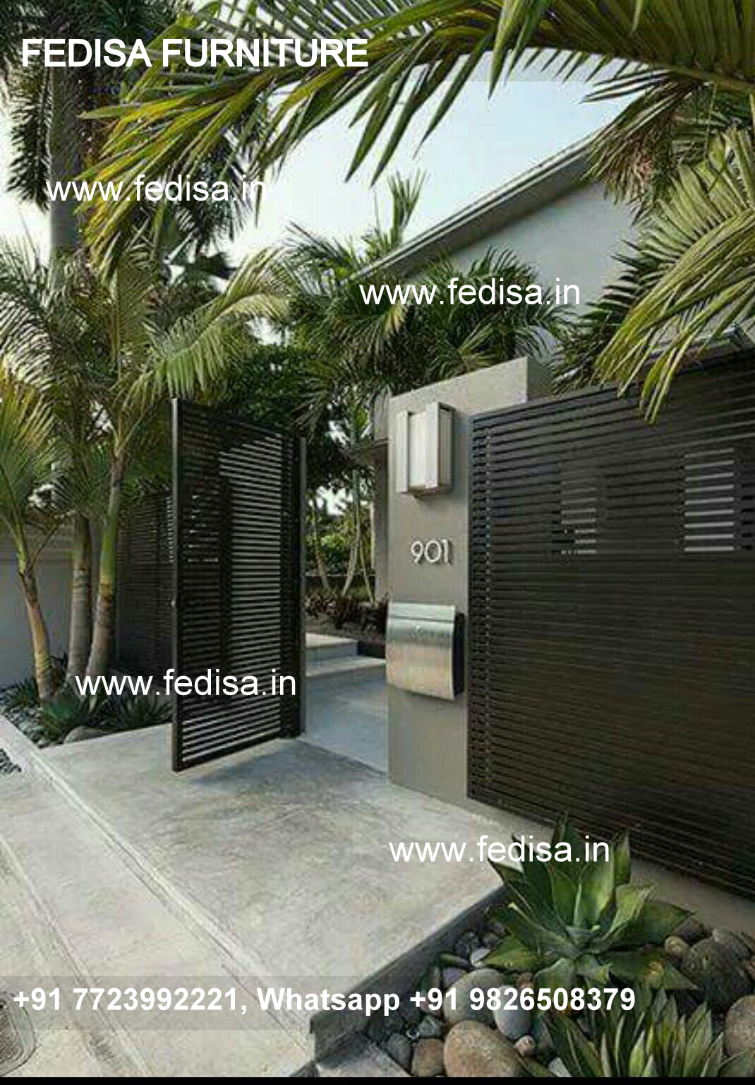 House Gate Design Steel Square Pipe Gate Design Simple Gate Grill ...