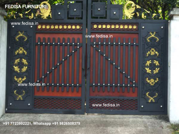 House Gate Design Steel Temple Gate Design Wall Grill Design 2158 Steel ...