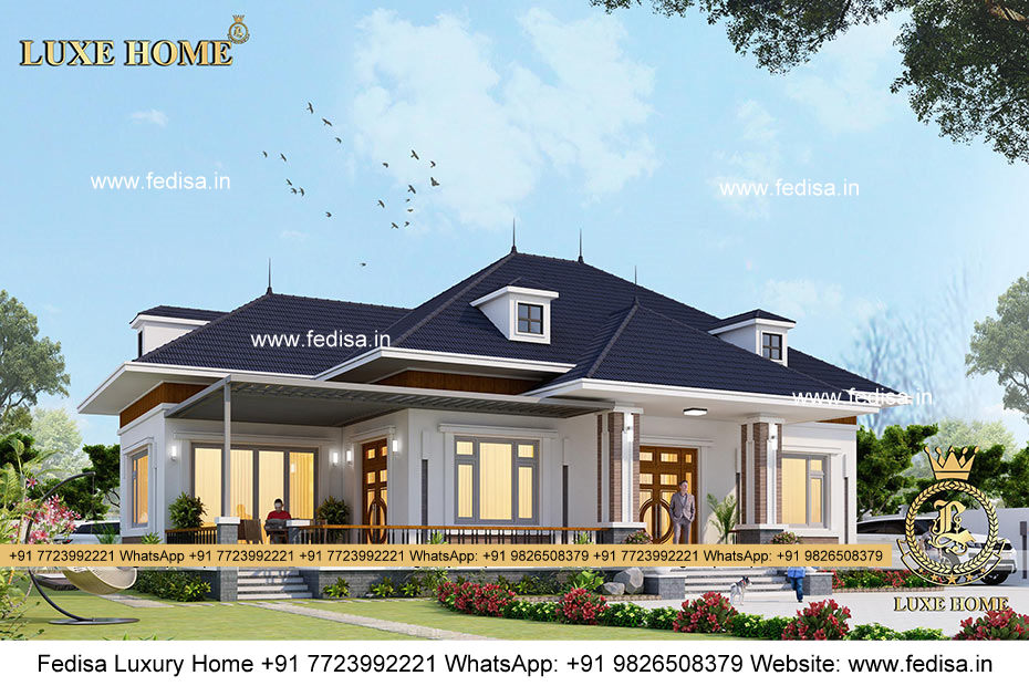 House Hall Design Luxury Pool Villa Corner House Design A Frame House ...