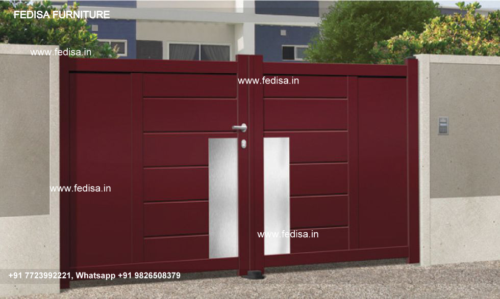 House Main Gate Design Steel Square Pipe Gate Design Versace Gate Steel ...