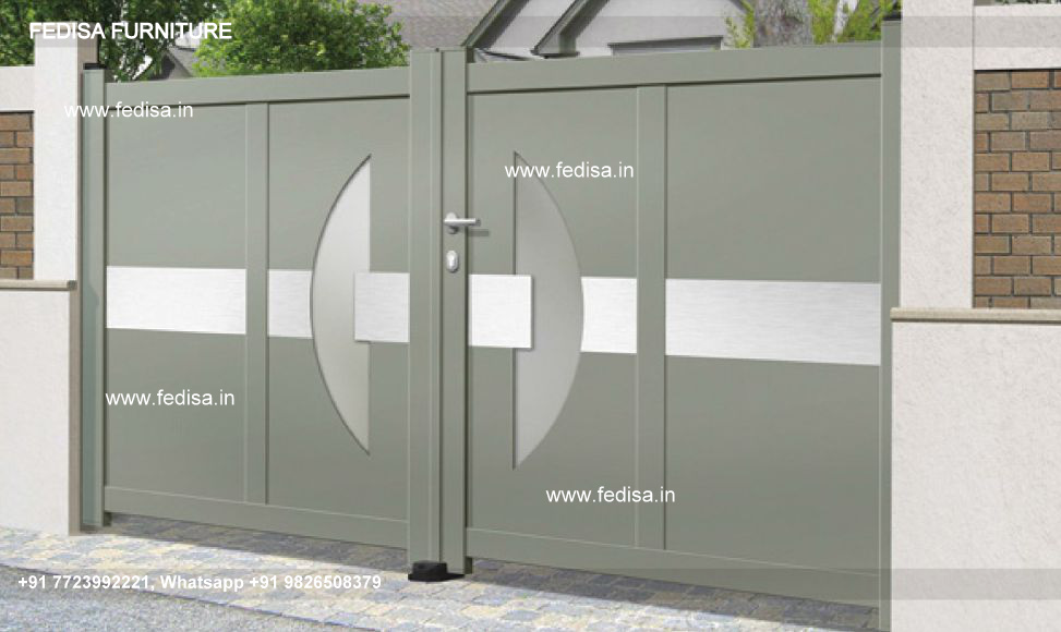 Iron Main Gate Steel Single Door Gate Design Wall Boundary Gate Design ...