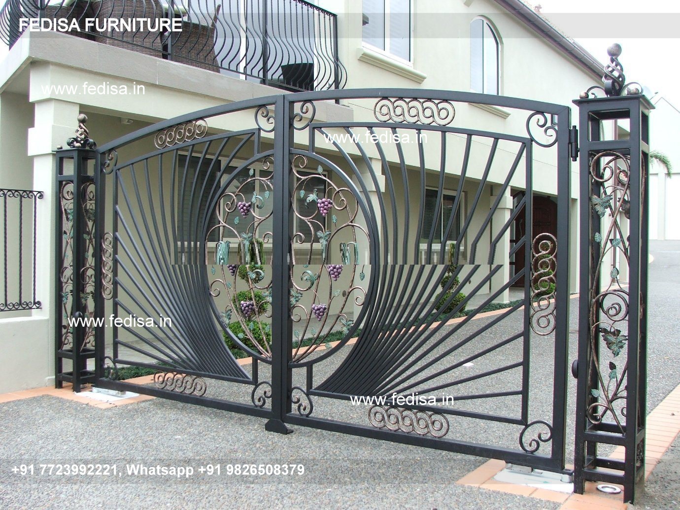 Jali Wala Gate Modern Iron Fence Sliding Folding Gate Design Plai Gate ...