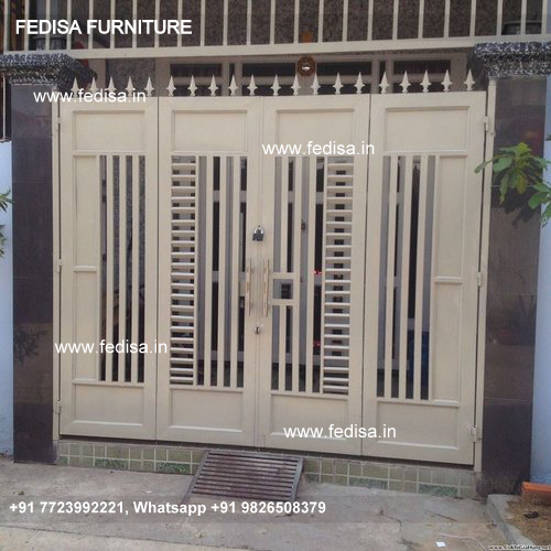 Jali Wala Gate Modern Metal And Wood Fence Ganesh Gate Design Pipe Main ...