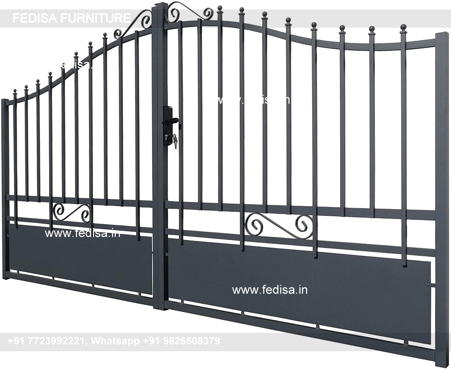 Jali Wala Gate Steel Single Door Gate Design Lohe Ke Gate Design Daar ...