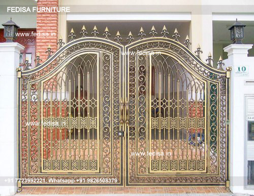 Kitchen Gate Design Modern House With Gate Main Gate Door Design Steel ...