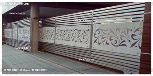 Laser Cutting Gate Design Modern Metal And Wood Fence Main Gate Design ...