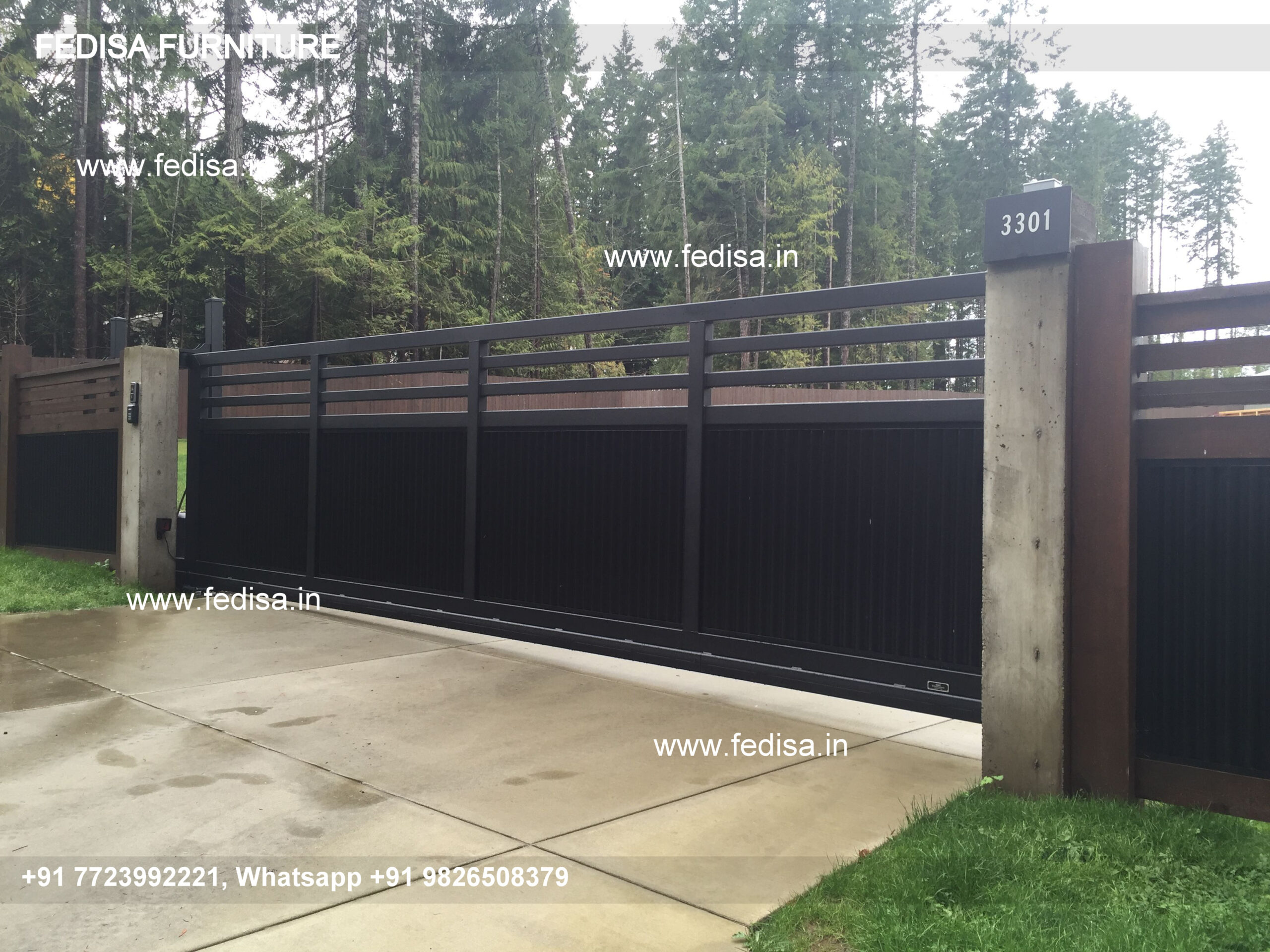 Latest Gate Design Steel Temple Gate Design Lohe Ke Gate Ke Colour ...