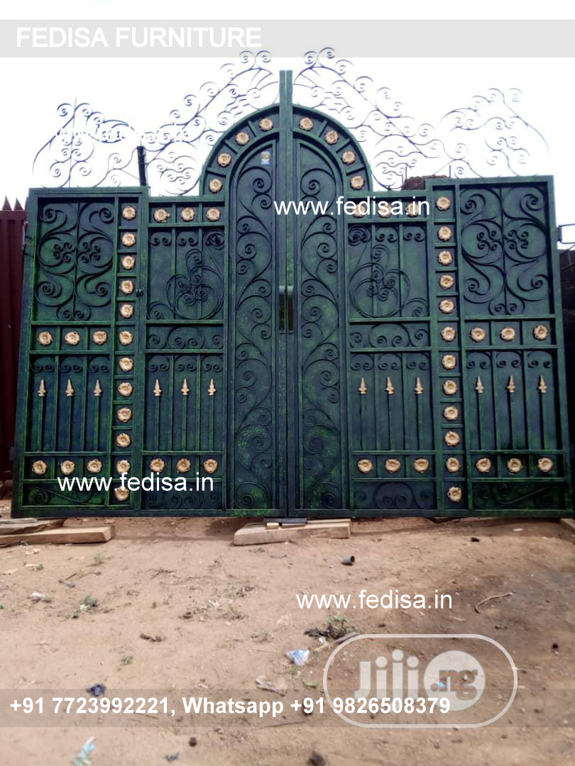 Latest Main Gate Design 3159 Modern House With Gate Steel Main Gate ...