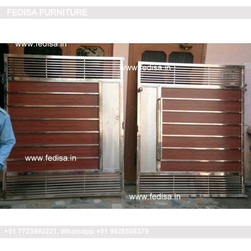 Latest Main Gate Design 3558 Steel Plate Gate Design Iron Pipe Gate ...