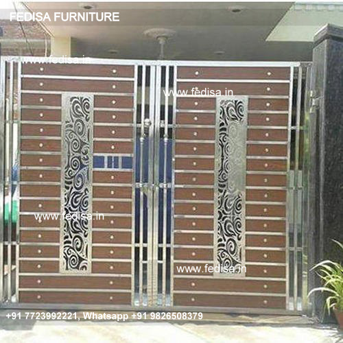 Loha Gate Design Modern House With Gate Gate Banane Ka Design Pipe Wala ...
