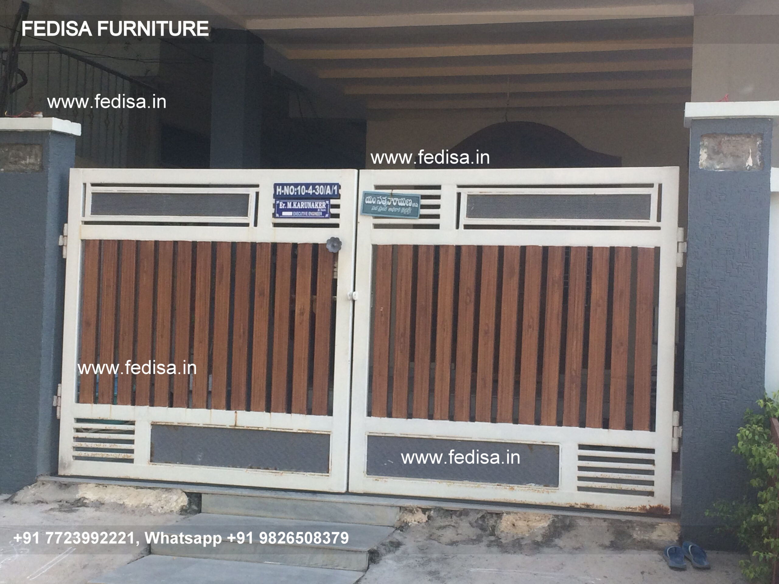 Loha Gate Design Modern Iron Fence Designs Sliding Gate With Wicket ...