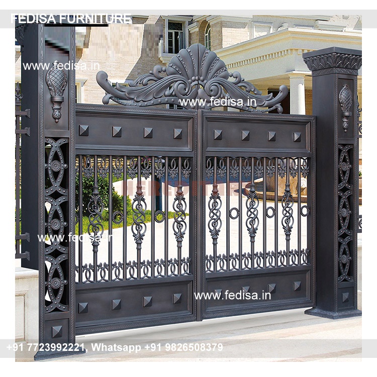 Loha Gate Design Teak Wood Gate Design Lawn Gate Design Steel Ke Gate ...