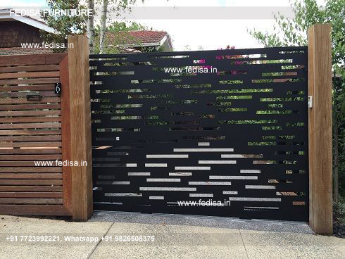 Loha Grill Gate Steel Single Door Gate Design Ss Single Gate Design ...