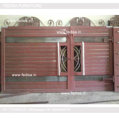 Lohe Ka Gate Design Modern Iron Fence Big Gate Design For Home Plai ...