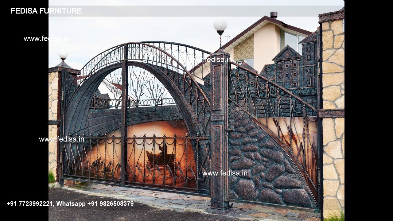 Lohe Ka Gate Modern Main Gate Design 2044 Double Gate Design For Room ...