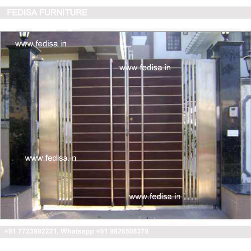 Lohe Ka Gate Pipe Wala Modern House With Gate Room Main Gate Design ...