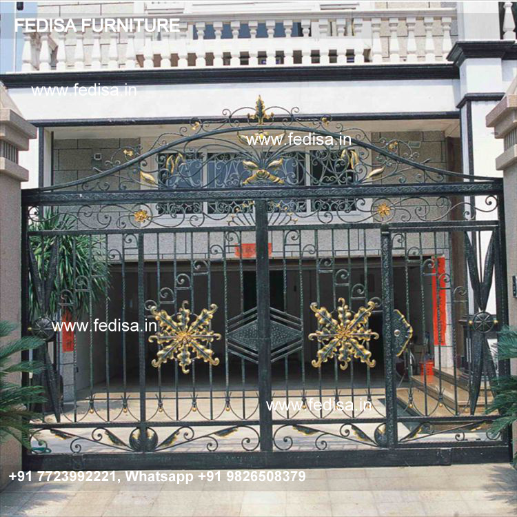 Lohe Ka Gate Single Steel Single Door Gate Design Flat Entrance Gate ...
