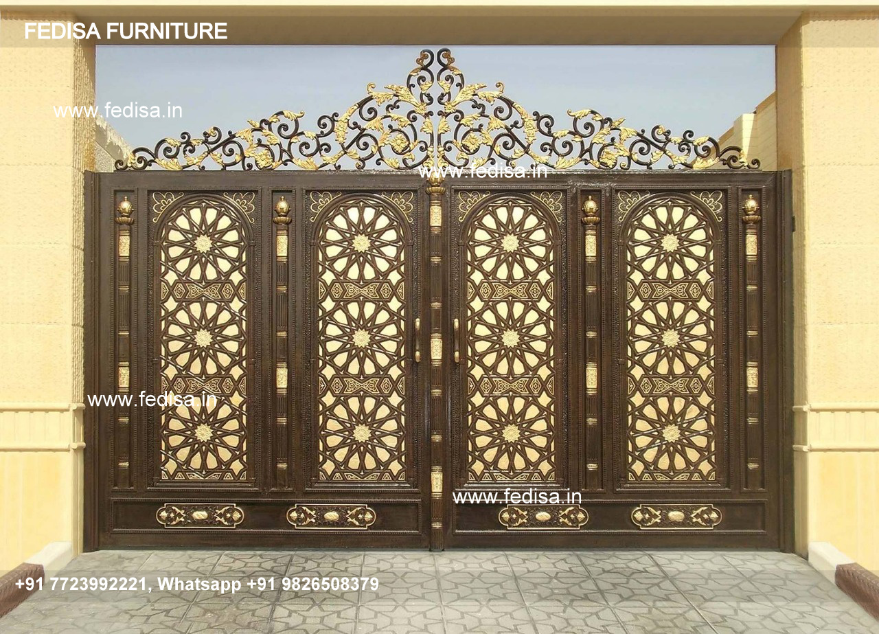 Lohe Ke Pipe Ke Gate Modern House Main Gate Design Tiles For Main Gate ...