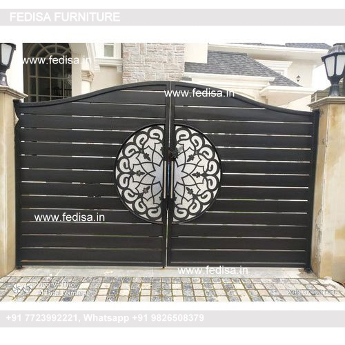 Lohe Ke Pipe Ke Gate Modern Main Gate Design 2246 Iron Grill Gate ...