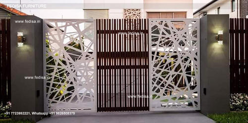 Lohe Ke Pipe Ke Gate Modern Main Gate Design 2346 Stil Ka Get Pipe Ka ...