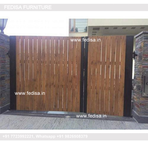 Low Cost Simple Gate Design For Small House Modern Iron Fence Boundary ...