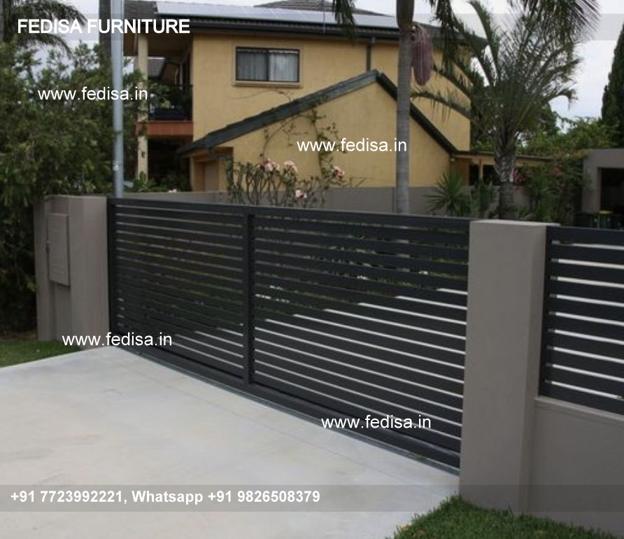Low Cost Simple Main Gate Design Modern House With Gate Stylish Gate ...