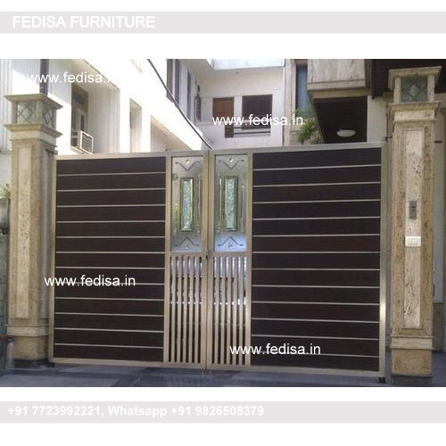 Low Cost Simple Main Gate Design Modern Iron Fence Designs Main Gate ...