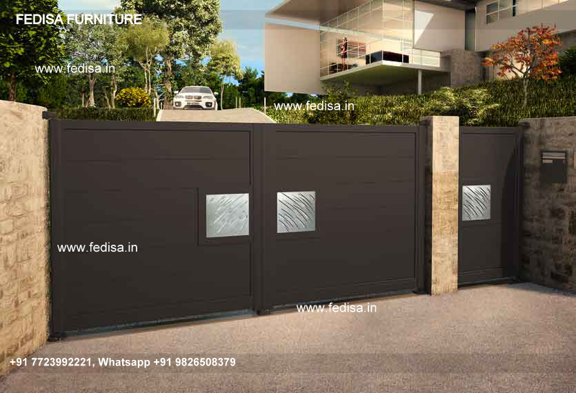 Low Cost Simple Main Gate Design Steel Plate Gate Design Lohe Ka Gate ...