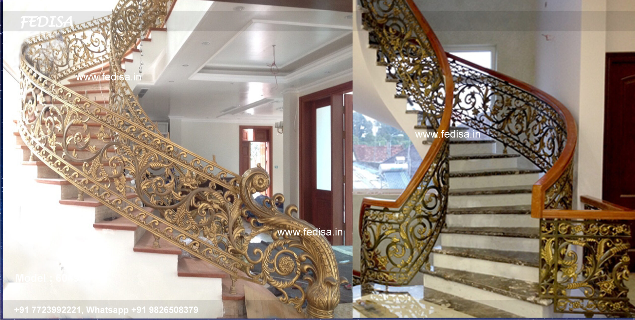 Luxury Classic Steel Cable Stair Railing Steel Frame Staircase C ...