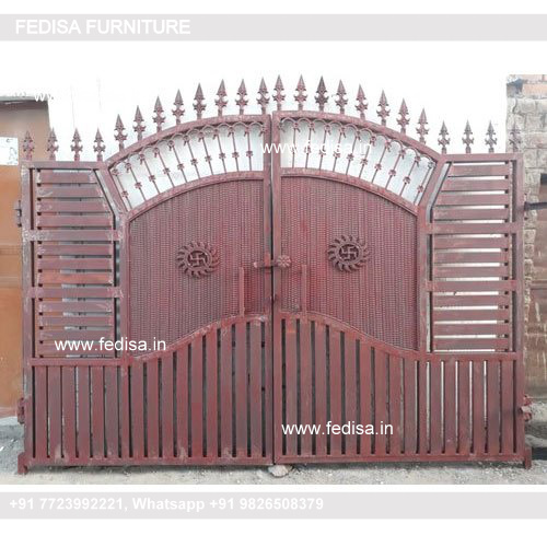 Maharaja Gate Lohe Ka Modern Iron Fence Designs Safety Grill Gate ...