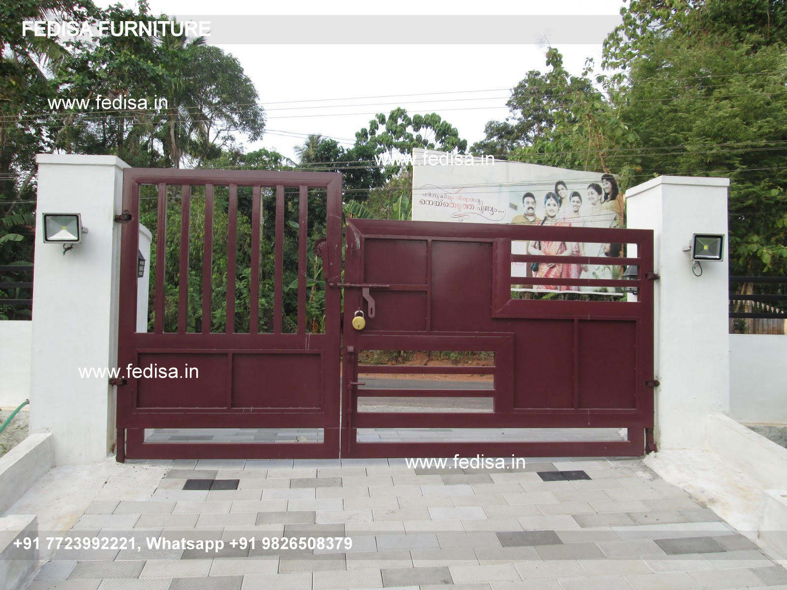 Maharaja Gate Lohe Ka Steel Plate Gate Design Folding Main Gate Design ...