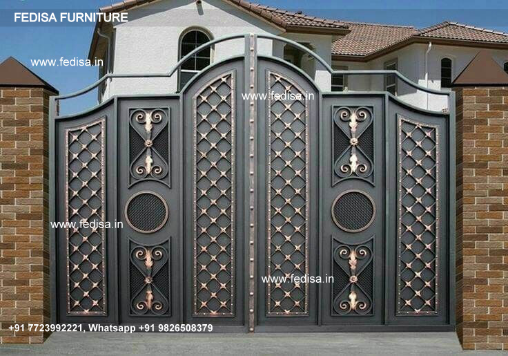 Main Entrance Gate Design Steel Square Pipe Gate Design Outdoor Main ...