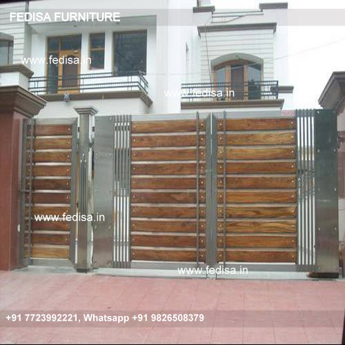 Main Gate Design 2020 Simple Modern Iron Fence Main Gate Handle Design ...