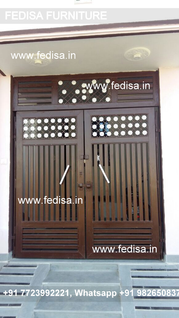 Main Gate Design 2020 Simple Modern Metal And Wood Fence Estate Gate ...