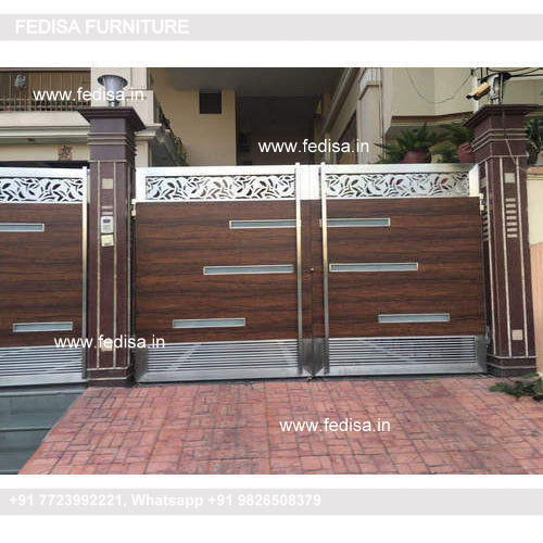 Main Gate Design 2020 Simple Steel Ss Gate House Compound Gate Design ...