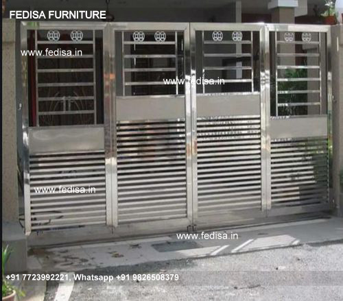 Main Gate Design 2021 With Price Steel Plate Gate Design House Entry ...