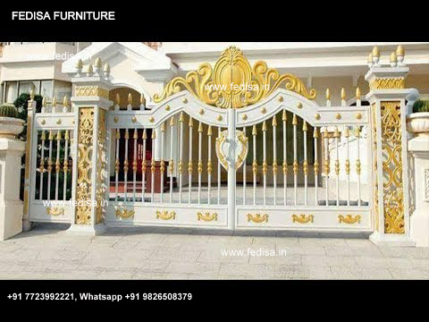 Main Gate Design 4285 Modern Metal And Wood Fence Box Gate Design Pipe ...
