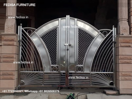 Main Gate Design 5083 Store Gate Design Front Compound Gate Design ...