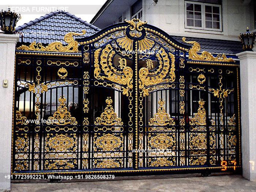 Main Gate Paint Colour Modern House With Gate Simple Boundary Wall ...