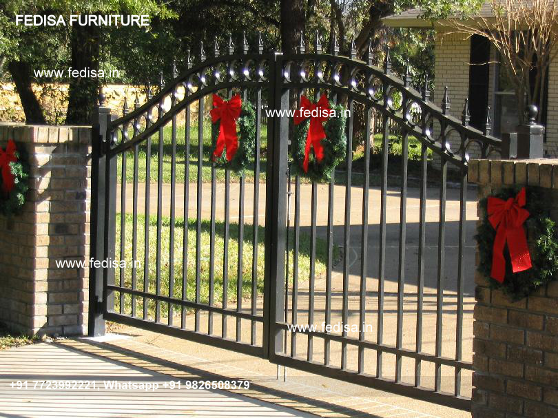 Main Gate Paint Colour Steel Square Pipe Gate Design Main Gate Design ...