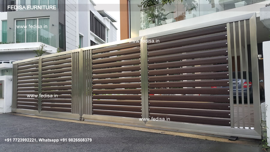 Main Gate Steel Gate Design Steel Ss Gate House Main Gate Arch Design ...