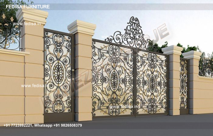 Main Gate Wall Design For Home Steel Plate Gate Design Main Door Steel ...
