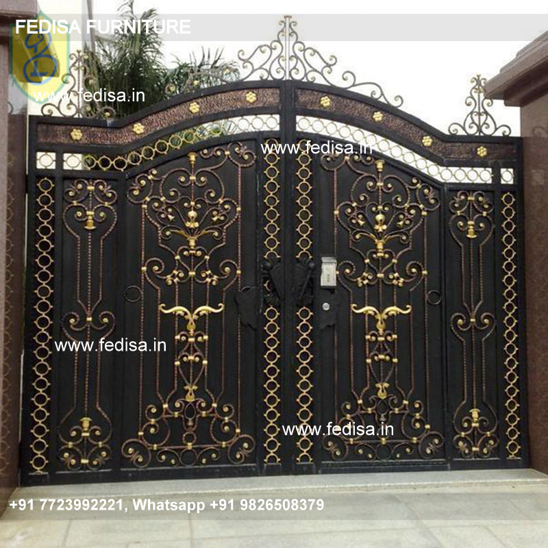Men Gate Ki Design Modern Iron Fence Gate Flower Design Plai Gate ...