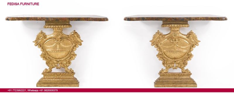 Modern Console Table 37 Drawer Mirrored Console Table Grasscloth ...