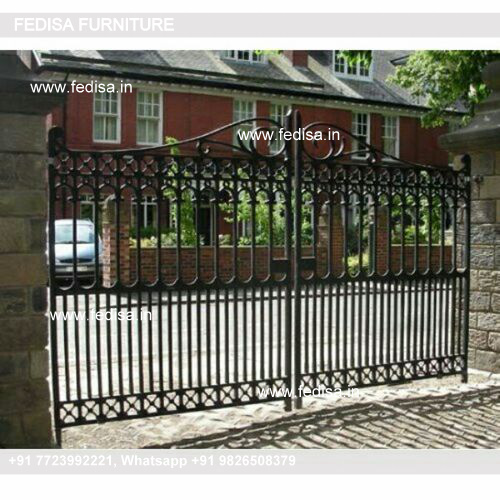 Modern Front Gate Design Steel Square Pipe Gate Design Front Gate ...