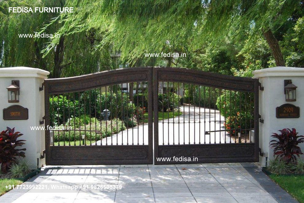 Modern Gate Design 11234 Steel Plate Gate Design Steel Gate With Hpl ...