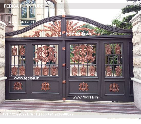 Modern Sliding Gate Design Modern Metal And Wood Fence Gate Jhalar ...