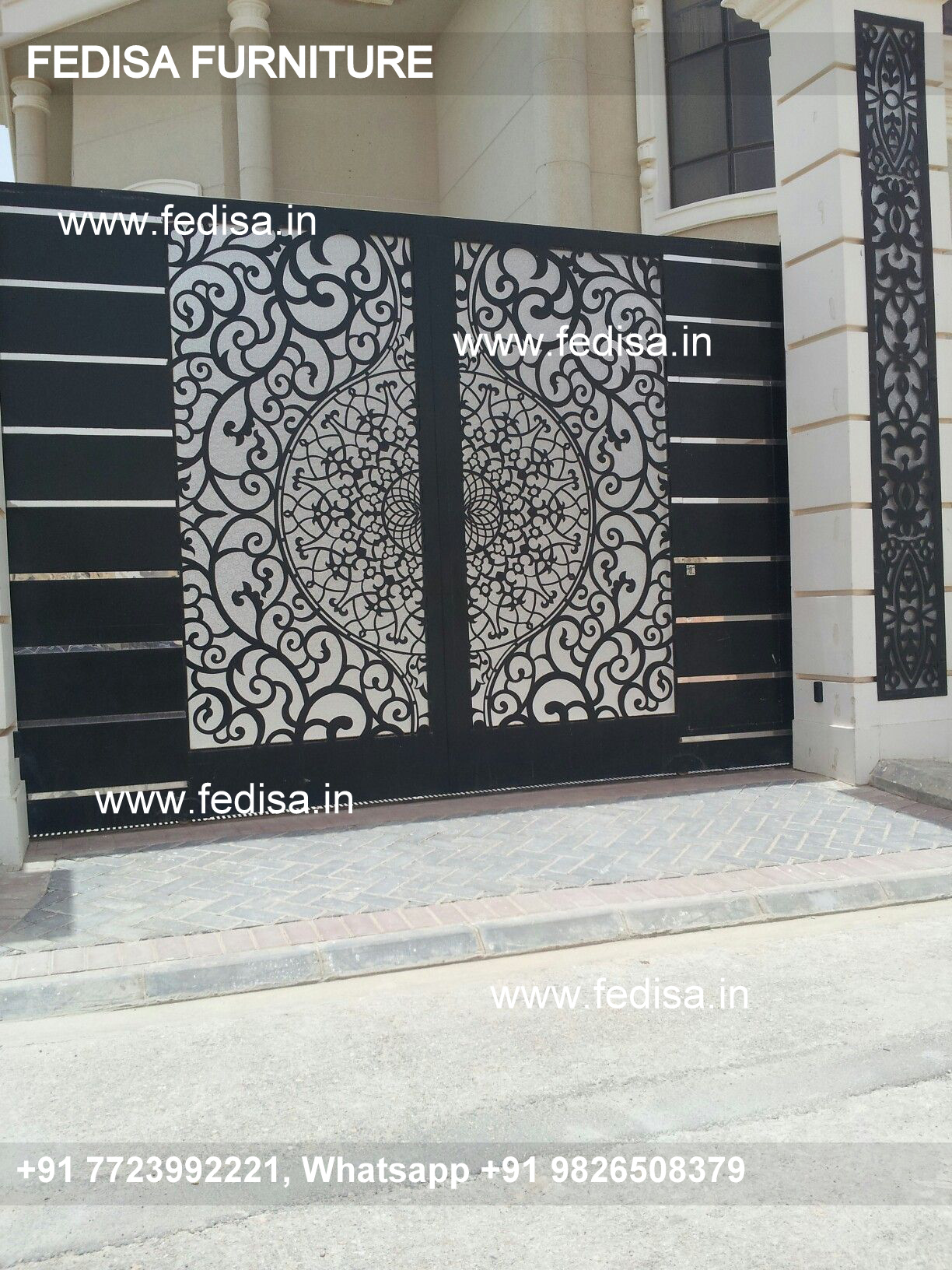 Modern Sliding Gate Design Store Gate Design Steel Jali Gate Steel Ke ...